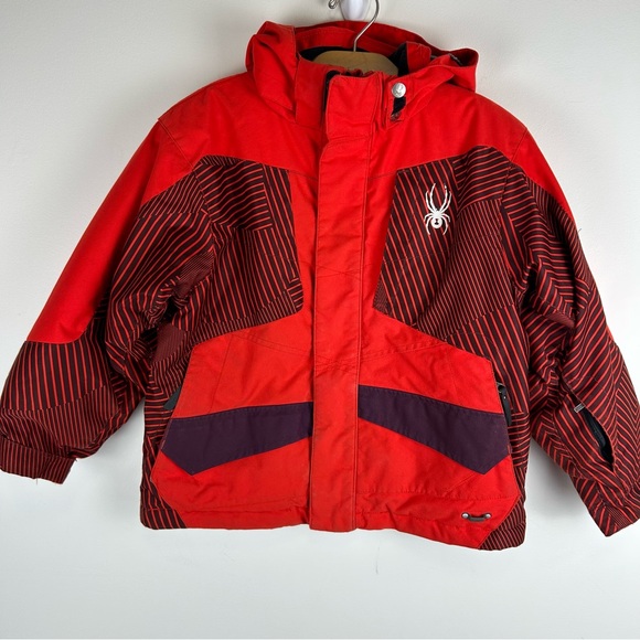 Spyder | Jackets & Coats | Spyder Kids Insulated Ski Jacket Red Black ...
